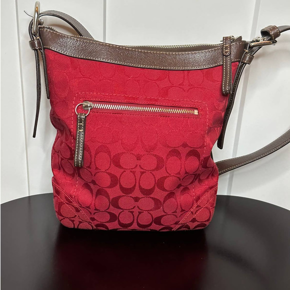 Coach | Bags | Coach Red Signature C Crossbody Bag | Poshmark